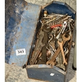 Metal Tool Box & Contents