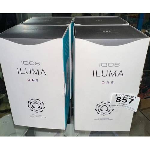 4 x IQOS Iluma One Smart Core Induction One Unit with Charger for Use ...