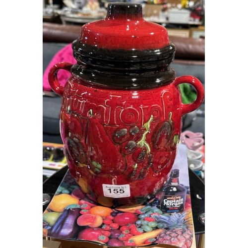 Large Vintage West German Rum Pot By Scheurich With Instructions ...