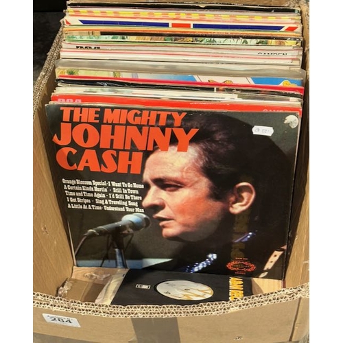 Large Box of Lps & Singles