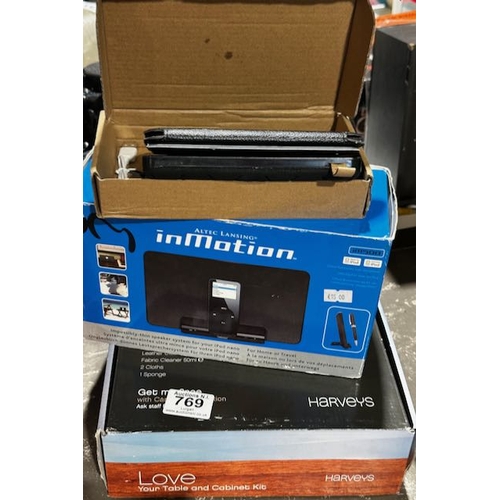 Harveys Table & cabinet Kit + Boxed Altec Docking Station + Portable ...