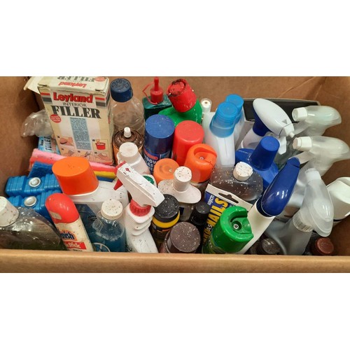 Box of cleaning products