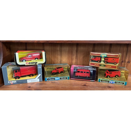6 X BOXED ROYALMAIL VANS TO INCLUDE CORGI