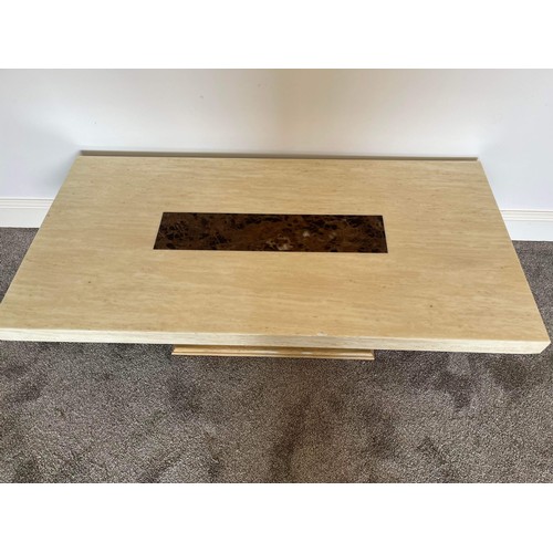 Marble composite coffee table