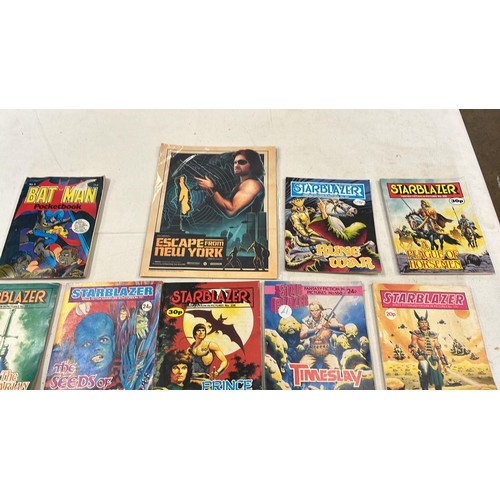 PICTURE COMICS INCLUDING EAGLE, STARBLAZER & MORE