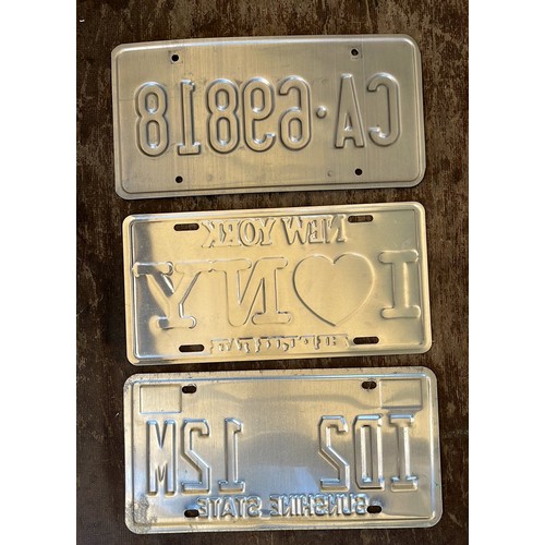 USA CAR NUMBER PLATES
