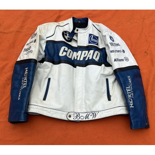 TOP GEAR LEATHER MOTOR BIKE JACKET / 4XL