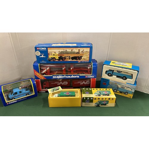6 X TRUCK MODELS BY CORGI AND OTHER