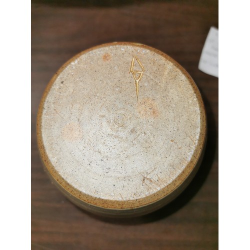 Vintage Alan Yates 18 cm tall studio pottery vase