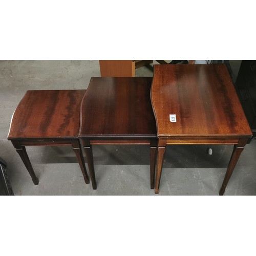 Legate Furniture retro mahogany nest of tables