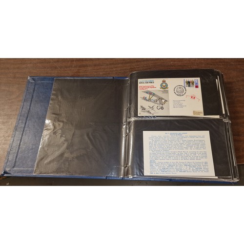 40 page folder full of RAF and aircraft first day covers