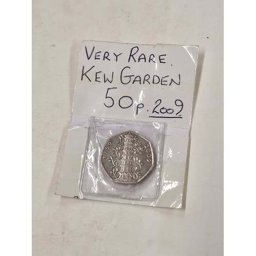 Genuine 2009 Kew Garden 50p coin