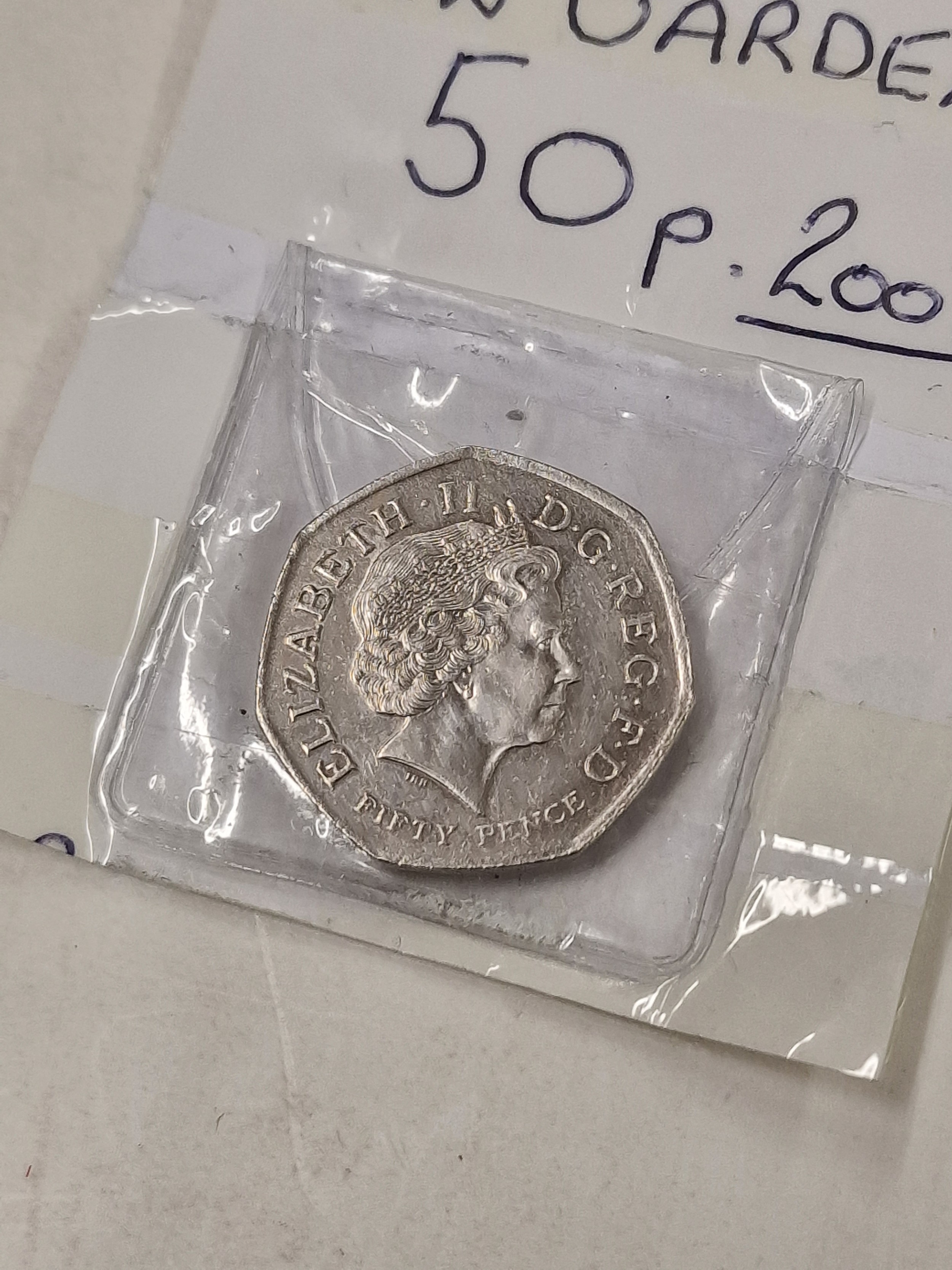 Genuine 2009 Kew Garden 50p coin