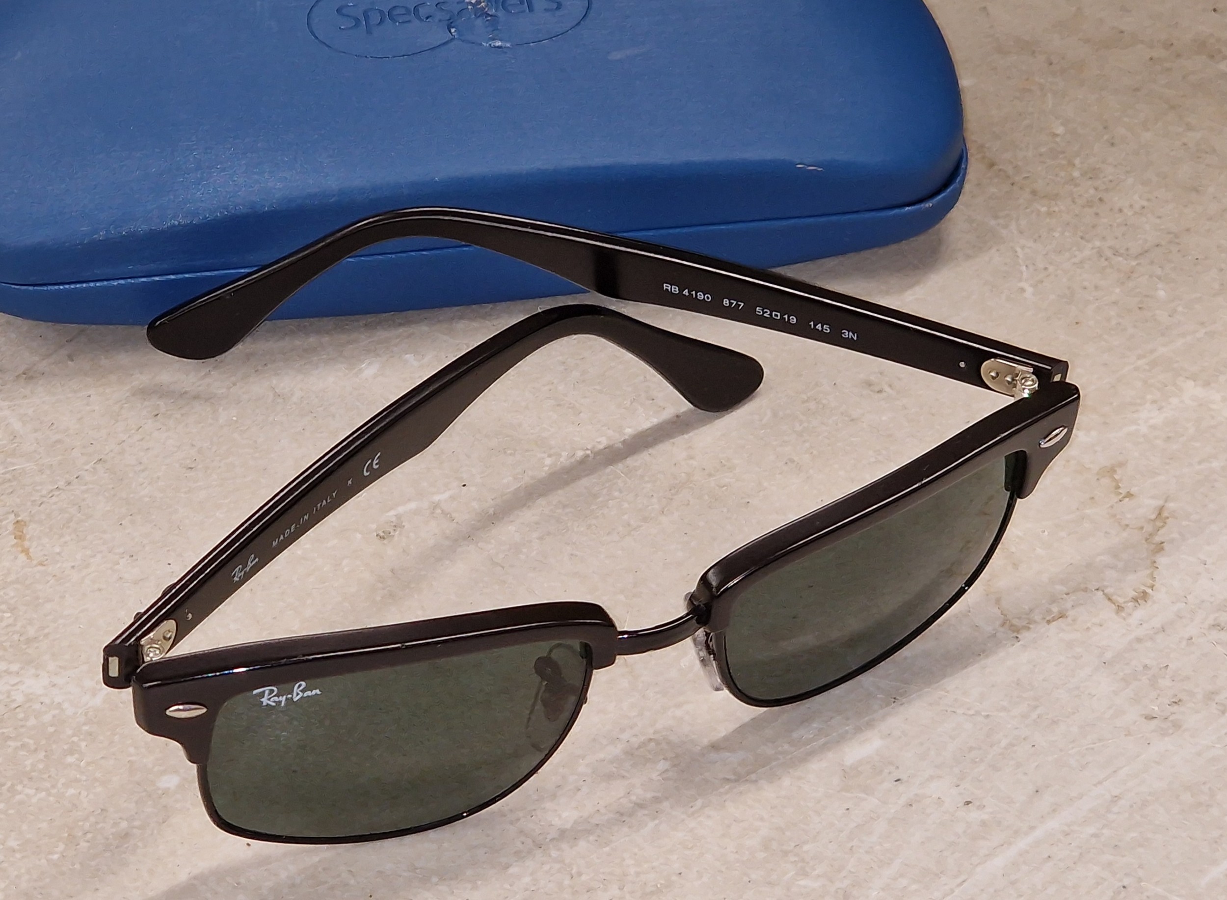 Pair of genuine Ray Ban sunglasses in case