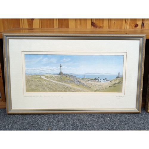 56 x 33 cm framed and double mounted, artist hand signed studio print ...