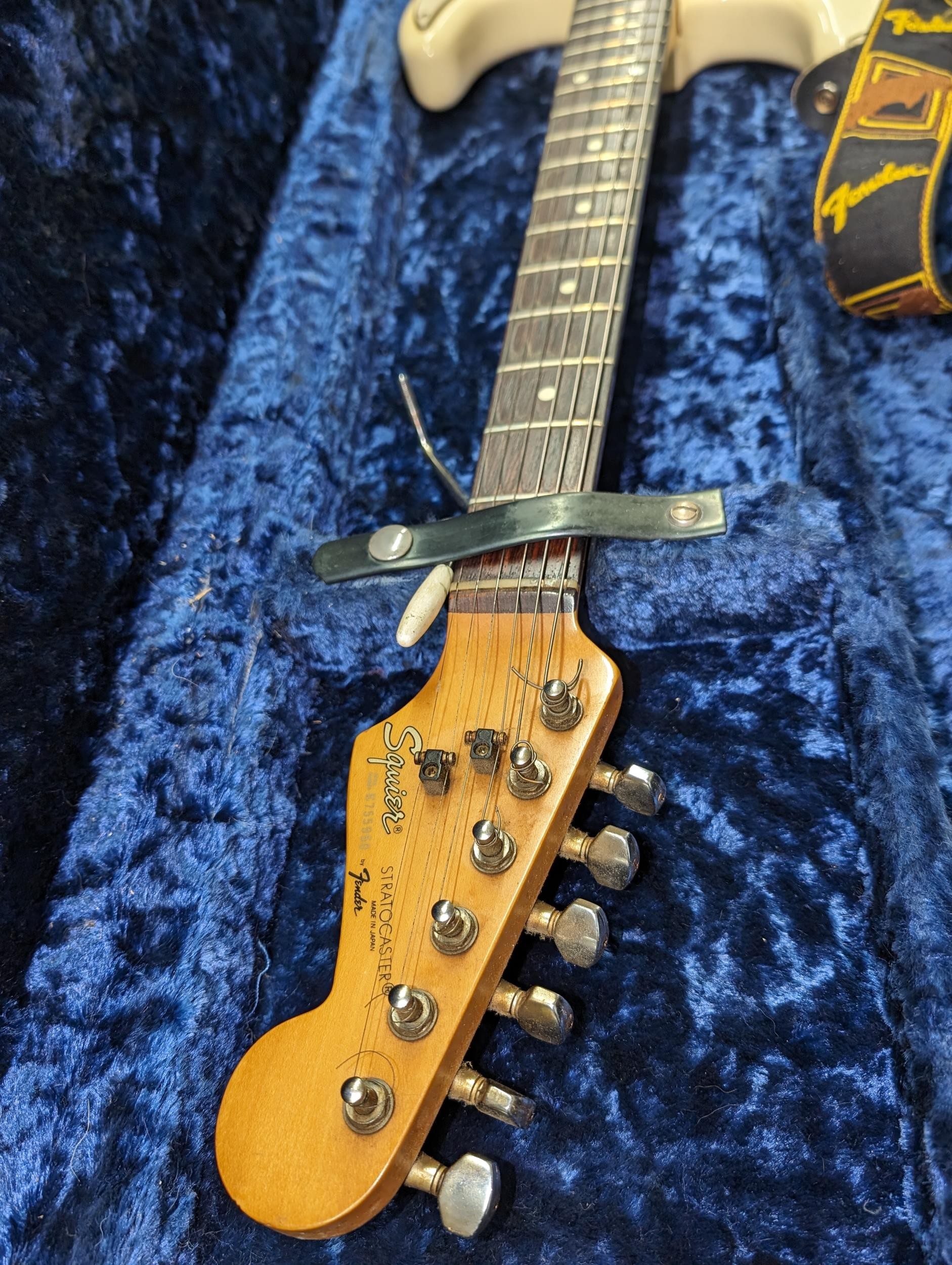 Retro 1980's Squier Fender JV Japanese made electric stratocaster ...