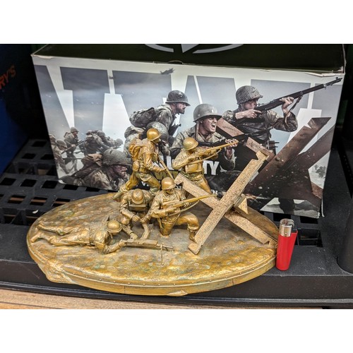 Boxed and mint Call of Duty WWII valor collection bronze look plastic ...
