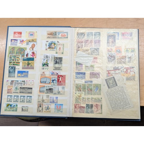 A4 size stamp book with some stamps