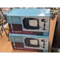 2 x boxed and unused B-Secure CCTV monitor and camera sets
