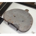 Vintage metal tractor seat
