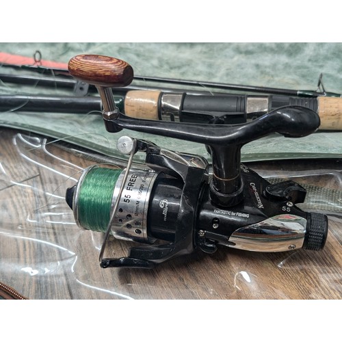 Carp selection 3 - piece fishing rod and reel