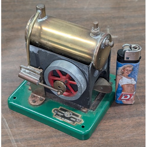 Vintage Sel Junior 1530 steam engine with burner
