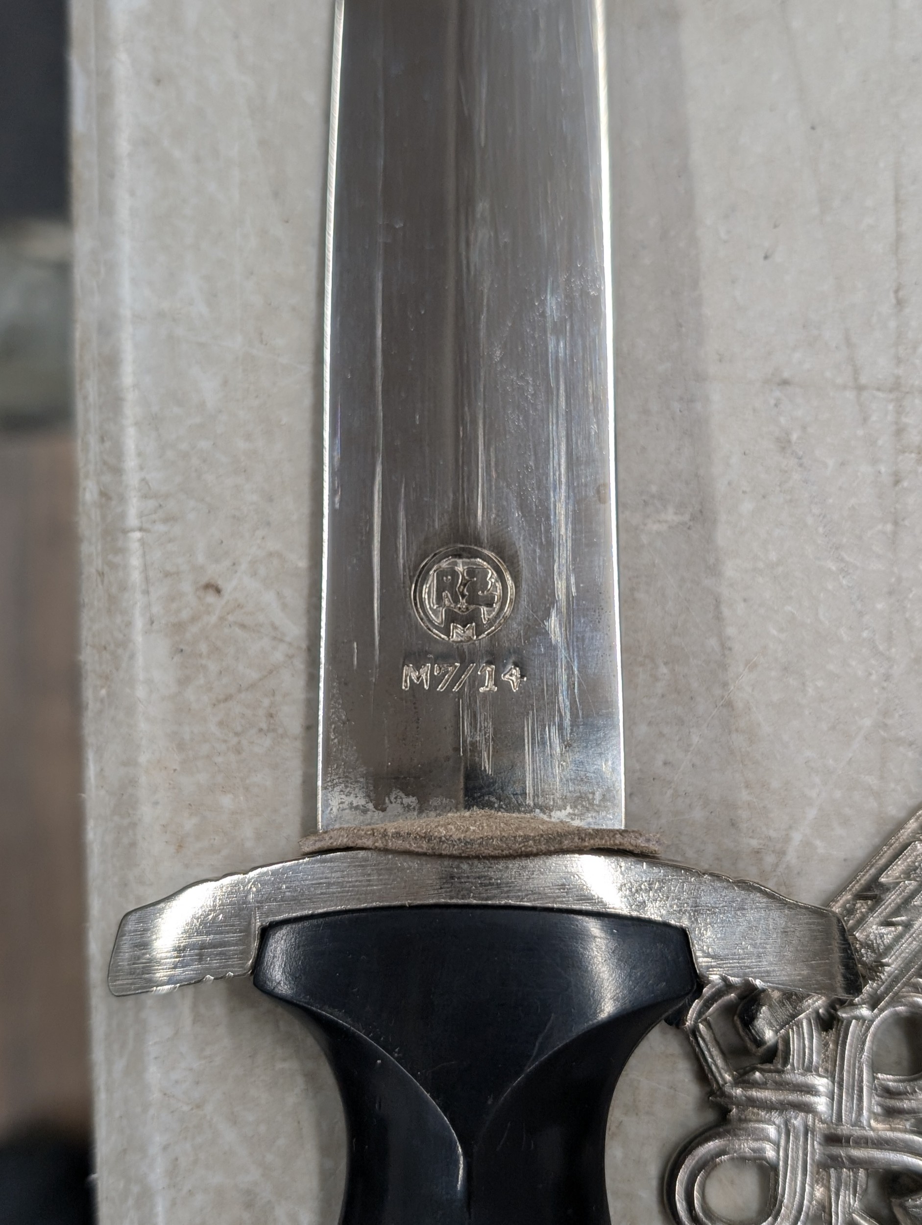 German Chained SS Dagger In Sheath