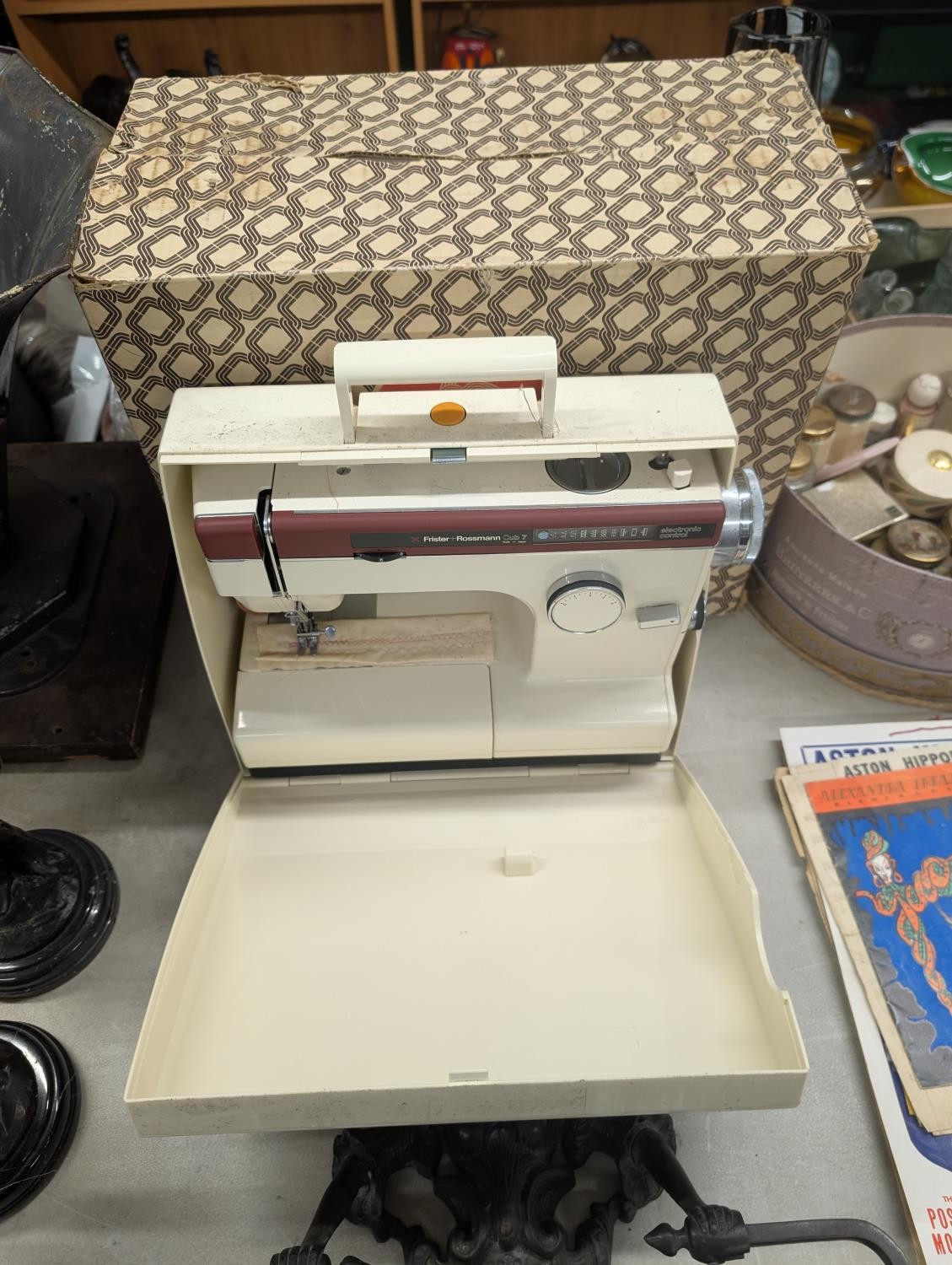 A Vintage Frister & Rossmann Cub 7 Electronic Control Sewing Machine ...