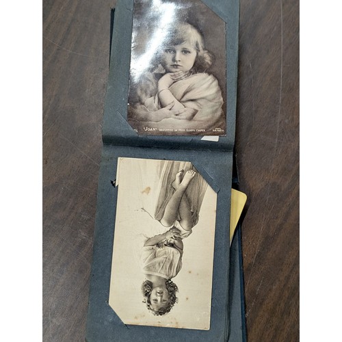 Early 20th Century Postcard Album with a Collection of Photographic ...