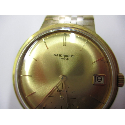 A 1971 Patek Philippe 18ct gold watch, with extract from archives ...