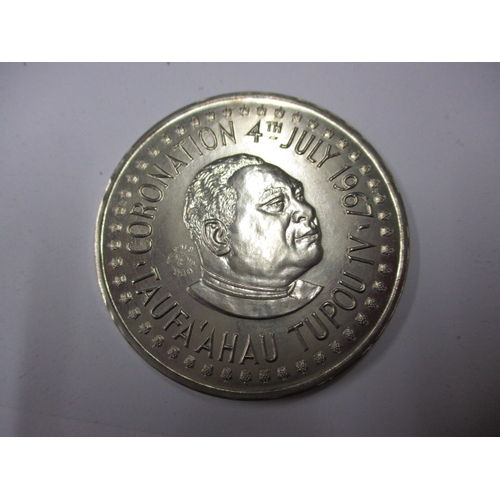 A 1968 boxed set Kingdom of Tonga palladium coins, one of 400 sets ...