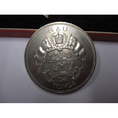 A 1968 boxed set Kingdom of Tonga palladium coins, one of 400 sets ...