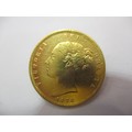 A Victorian gold half sovereign dated 1878, a circulated coin with fine ...