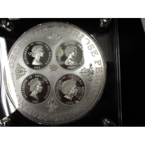Elizabeth II 90th birthday ten crown coin, approx weight 400g, a proof ...