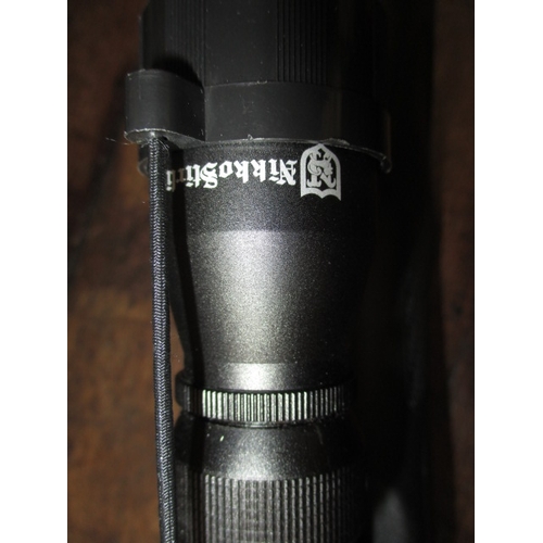 A BSA Comet .22 air rifle, with a Nikko Stirling scope. In current ...