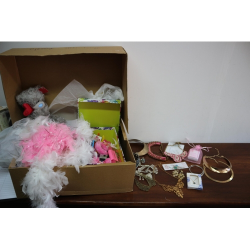 Large Box Containing Quantity of Hen Night Items plus Selection of ...