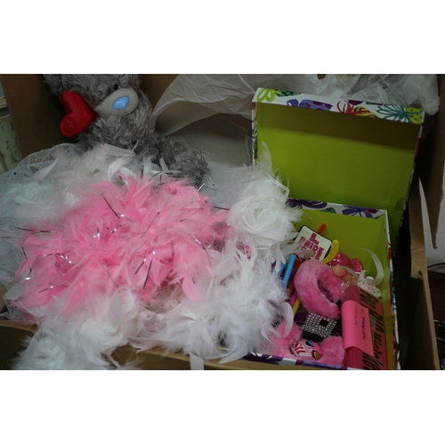 Large Box Containing Quantity of Hen Night Items plus Selection of ...