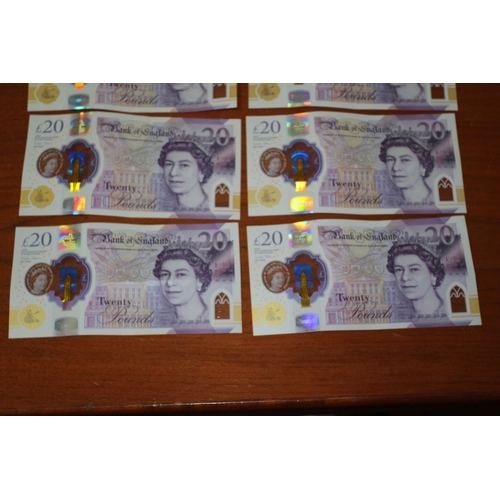 Good Selection of 10 x Collectable Sarah John Chief Cashier £20 Notes ...