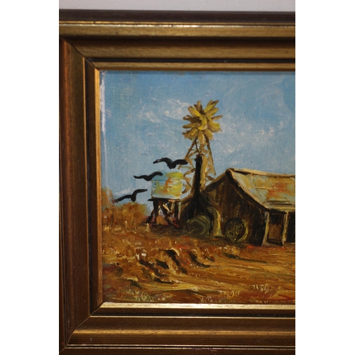 Original Oil on Board, Framed, Painting by Known Artist: Max Hagan - 37 ...