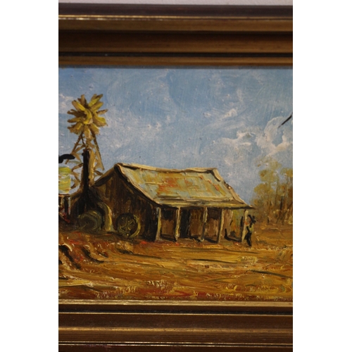 Original Oil on Board, Framed, Painting by Known Artist: Max Hagan - 37 ...