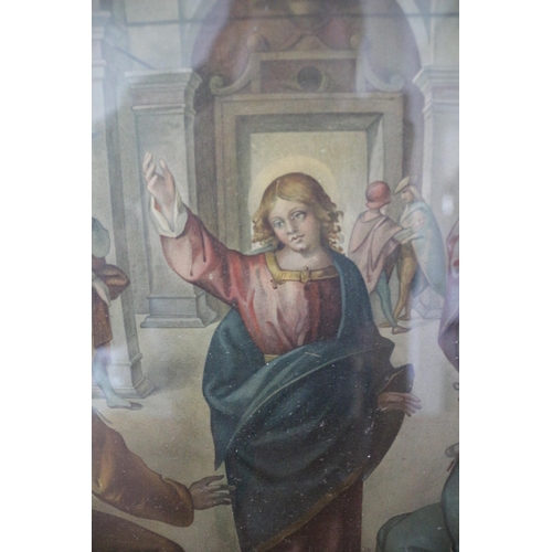 Christ Amongst the Doctors, From the Fresco, by Boccaccio Boccaccino ...