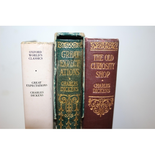 3 Vintage Charles Dickens Books