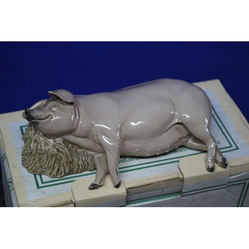 A Very Nice Example of a Heredities - The Charm of Creamware - Pig 8in ...