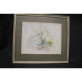 Watercolour of Flowers by Pam Parker - 46 x 53cm