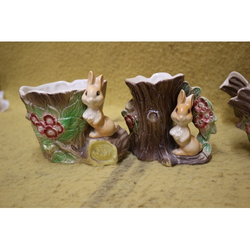 10 Pieces of Hornsea Fauna Pottery