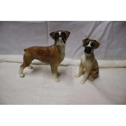 2x Coopercraft Boxer Dogs