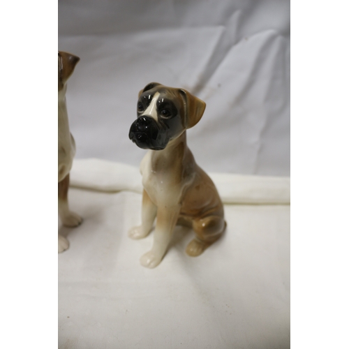2x Coopercraft Boxer Dogs