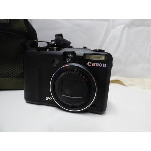 Canon Power Shot G9 Camera. No Charger