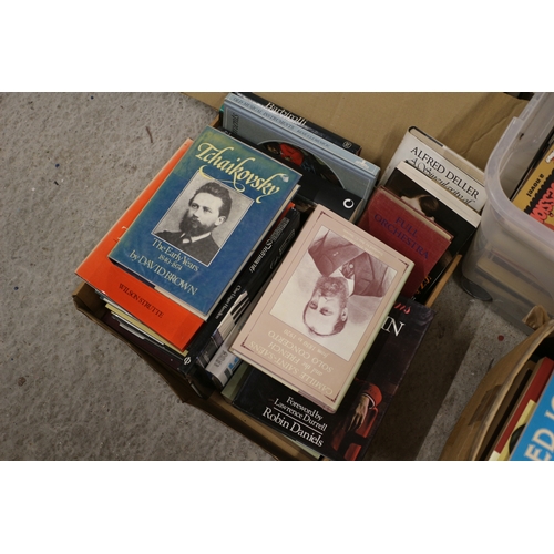 Large Collection of Books, Various Genres. 6 Boxes