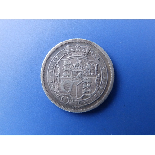 A George III shilling - 1816.